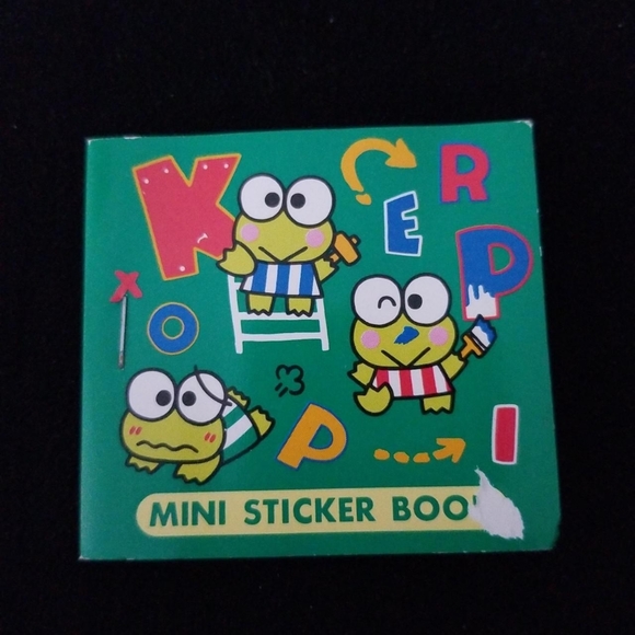 Sanrio | Other | 9s Sanrio Keroppi Mini Sticker Book | Poshmark